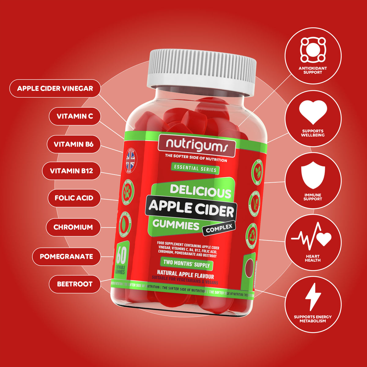 Buy Apple Cider Gummies Online | Nutrigums – Nutrigums - Vitamin Packed ...