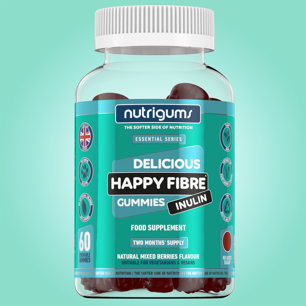 Happy Fibre (Inulin) Chicory Root - 60 Vegan Gummies – Nutrigums ...