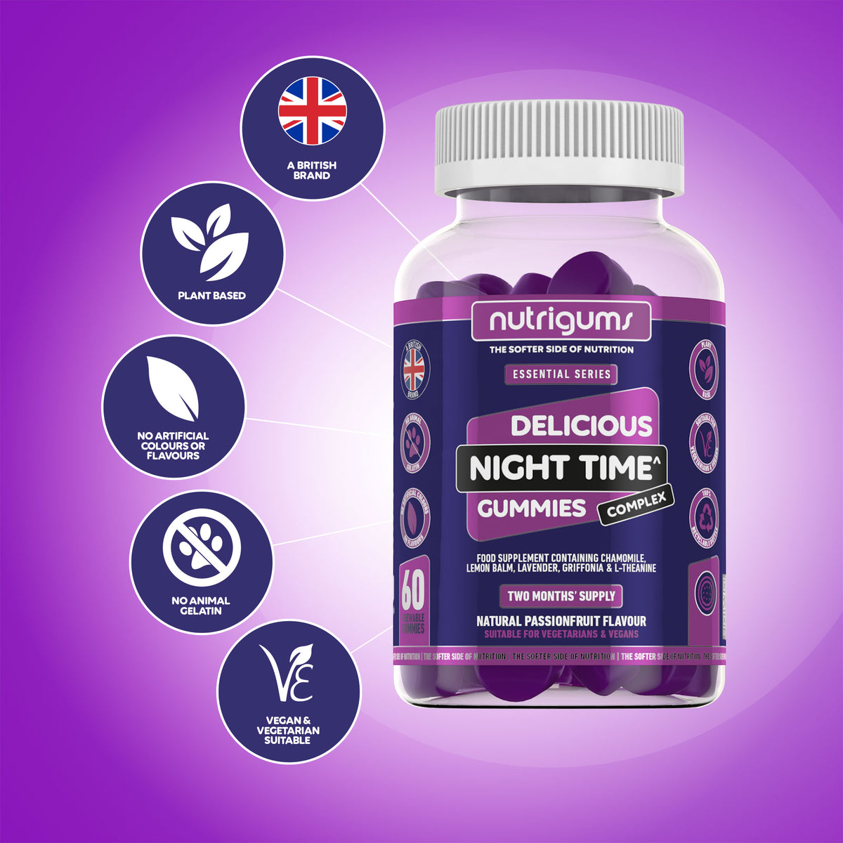 Buy Night Time Gummies Online | Gummies To Help Relaxation | Nutrigums ...